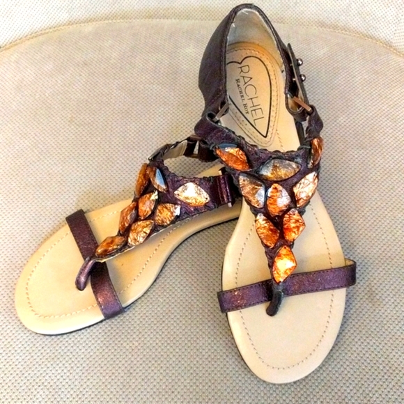 RACHEL Rachel Roy | Shoes | Rachel Roy Jeweled Stone Sandals | Poshmark